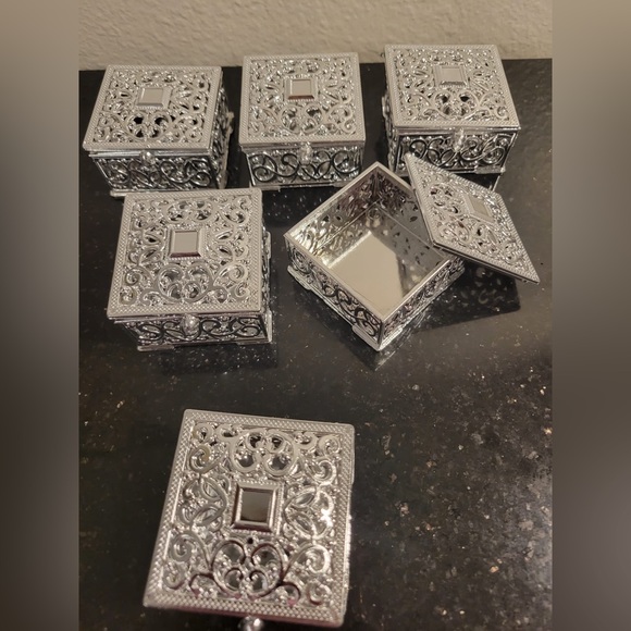 Party Supplies | 4 Pcs Candy Boxes Plastic Wedding Favor Boxes Candy ...